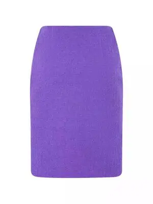 Moschino Heart-embellished Wrap-effect Mini Skirt