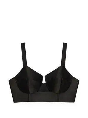 Givenchy Bra Top In Satin - Black