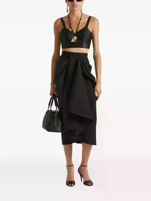 Givenchy Bra Top In Satin