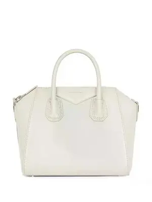 Givenchy Small Antigona Bag In Box Leather - Neutrals
