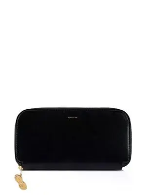 Givenchy Lucky Charms Zipped Wallet In Box Leather - Black