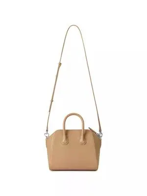 Givenchy Mini Antigona Bag In Box Leather - Neutrals