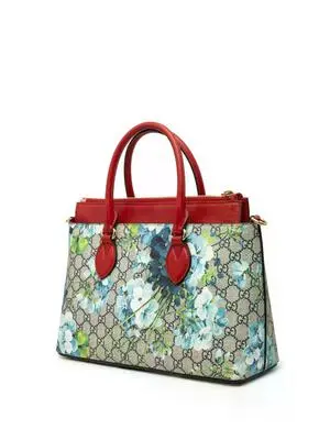 Gucci 2000-2015 Gg Supreme Blooms Linea A Satchel