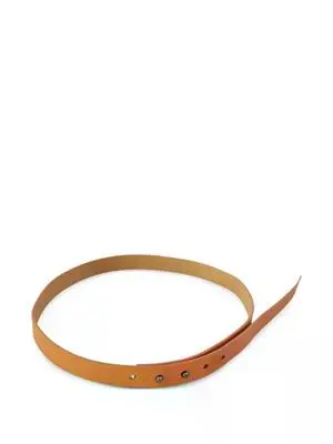 Costume National Stud-fastening Leather Belt