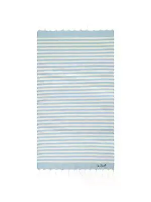 MC2 SAINT BARTH Foutas Beach Towel - Blue