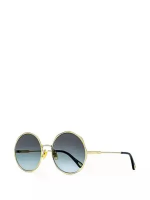 Chloé Scalloped Round-frame Sunglasses