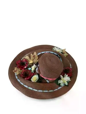 Dolce & Gabbana Floral-appliqué Sun Hat