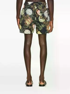 Rhude Vin Bandana-print Swim Shorts - Black