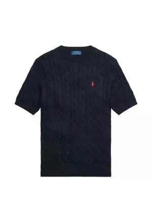 Polo Ralph Lauren Cable-knit Short-sleeve Sweater