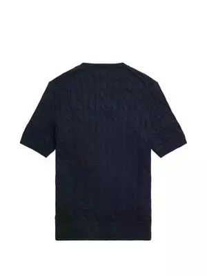Polo Ralph Lauren Cable-knit Short-sleeve Sweater