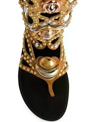 Emilio Pucci Embellished Gladiator Sandals
