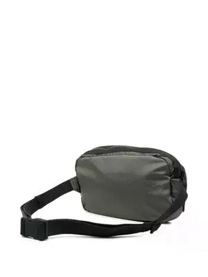 Stone Island 9200014 Coated Nylon Metal In Econyl® Belt Bag With Zip Pocket And Compass Patch - Grey