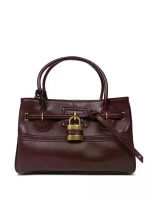 Chloé Small Paddington Leather Tote Bag - Red