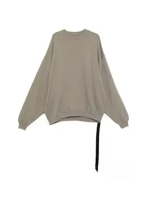 Rick Owens Hun Crew-neck Sweatshirt - Neutrals