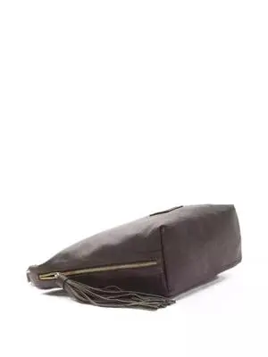 POMPEI DONATELLA Braided-handle Tassel Shoulder Bag