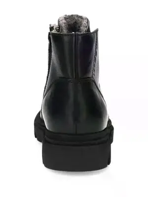 BUGATTI Lace-up Leather Ankle Boots