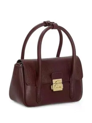 COCCINELLE Mini C-me Grained-leather Tote Bag
