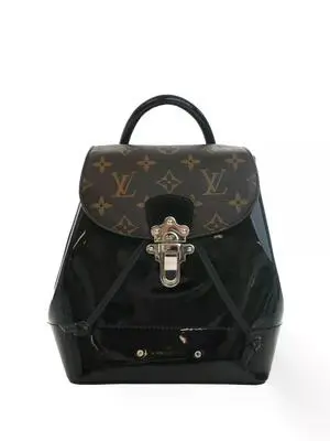 LOUIS VUITTON 2018-2026 Monogram Vernis Hot Springs Backpack - Black