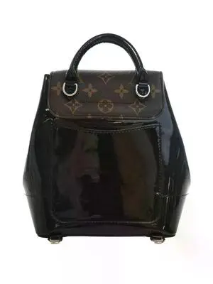 LOUIS VUITTON 2018-2026 Monogram Vernis Hot Springs Backpack - Black