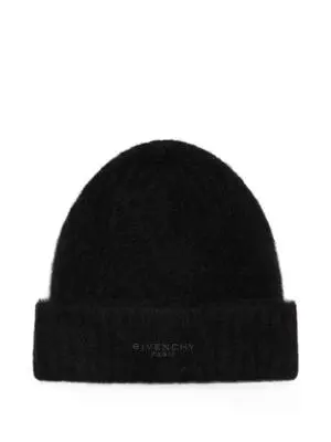 Givenchy Beanie In Alpaca Wool - Black