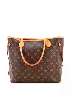 LOUIS VUITTON Neverfull Nm Monogram Canvas Mm Tote Bag - Brown
