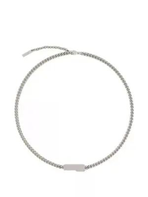 Givenchy Tape Necklace In Metal And Enamel