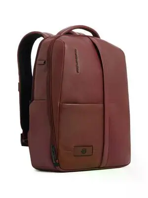 PIQUADRO Leather Laptop Backpack