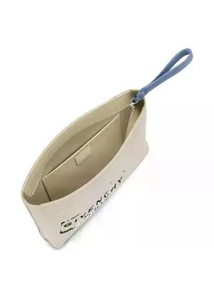 Givenchy Tote Pouch In Canvas - Neutrals