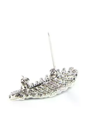 SWAROVSKI Vienna Crystal-embellished Brooch - Silver