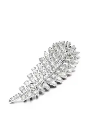 SWAROVSKI Vienna Crystal-embellished Brooch - Silver