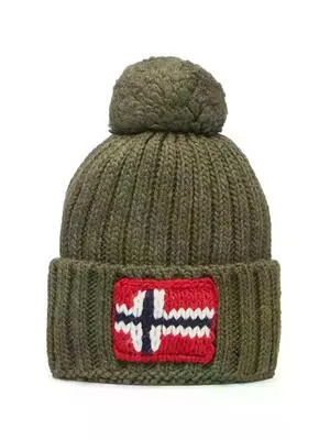 NAPAPIJRI Semiury Pompom Beanie Hat - Green