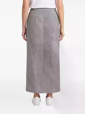 Brunello Cucinelli Light Wool Pencil Skirt