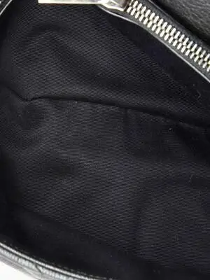 Saint Laurent Classic Monogram College Bag Matelasse Chevron Leather Medium Crossbody Bag - Black