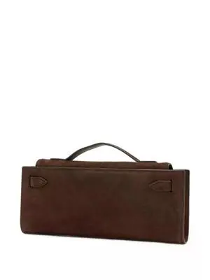 Veronica Beard Dash Suede Clutch Bag