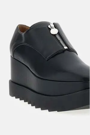 Stella McCartney Scarpe Elyse Con Zip In Alter Mat - Black