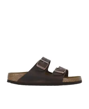 BIRKENSTOCK Logo Printed Sandals