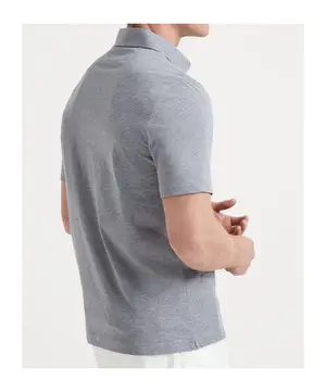 Brunello Cucinelli Cotton Jersey Polo With Shirt-style Collar