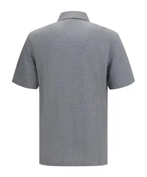 Brunello Cucinelli Cotton Jersey Polo With Shirt-style Collar