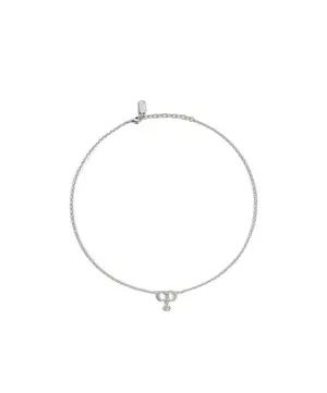 Dior Cd Signature Necklace - Silver