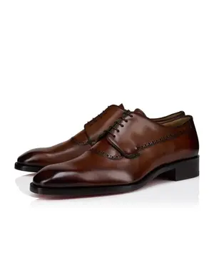 CHRISTIAN LOUBOUTIN Sartoby Brogue-detail Derby Shoes