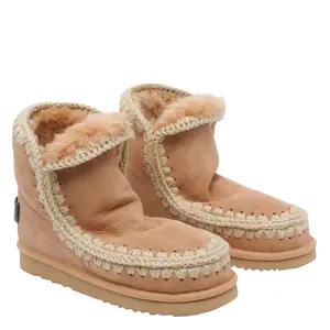Mou Eskimo Glitter Logo Ankle Boots