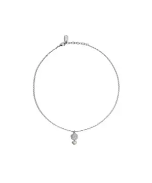 Dior Cd Disco Necklace - Silver