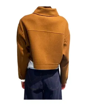 Max Mara Long-sleeve Casual Jacket - Cuoio