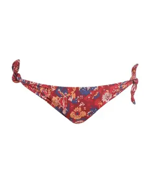 Isabel Marant Étoile Floral Print Low-rise Bikini Bottoms - Red