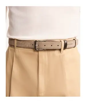 Hogan Logo Detailed Buckled Belt