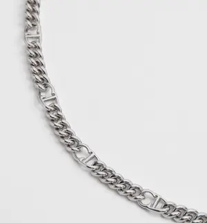 Dior Cd Icon Thin Chain Link Necklace
