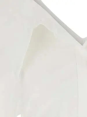Givenchy Fitted Shirt With Cut-out Design On Front And Back In Cotton For