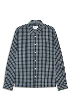 Nn07 Deon Checked Organic Cotton Shirt