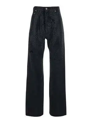 Golden Goose Black Wash Jeans For Women