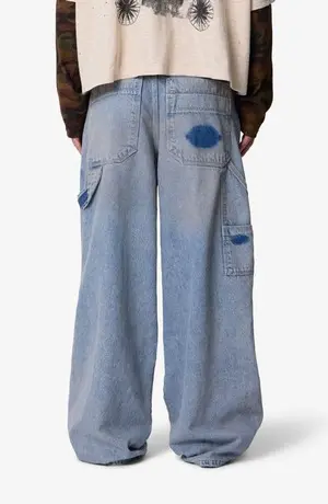 Mnml Patch Mark Rave Baggy Jeans